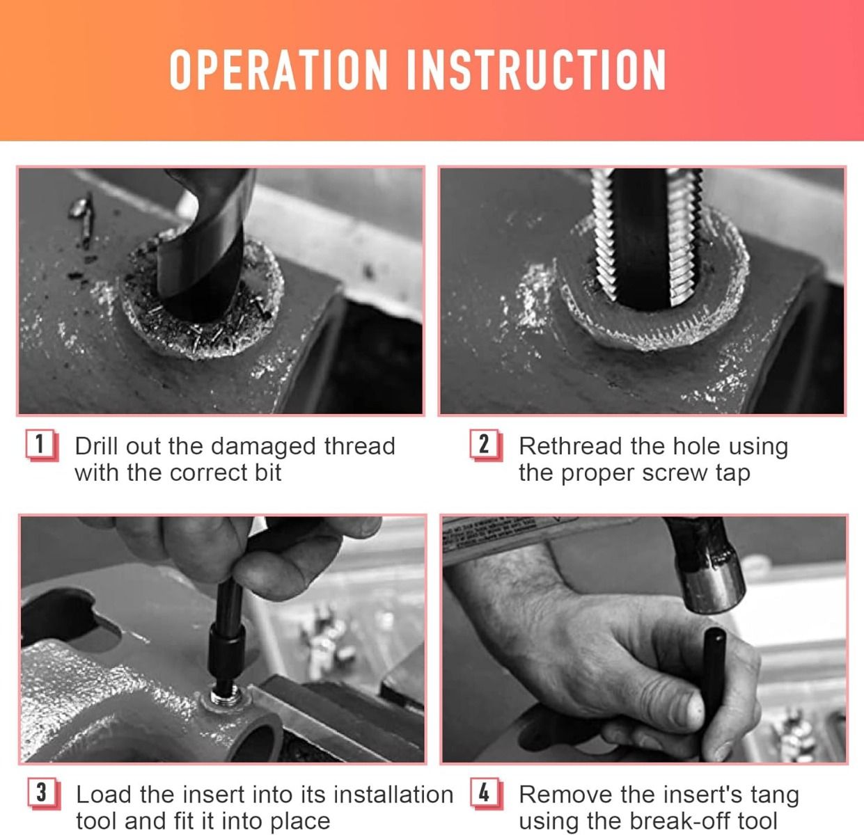 MAC AFRIC 131 pce Metric Helicoil Thread Repair Kit | Adendorff