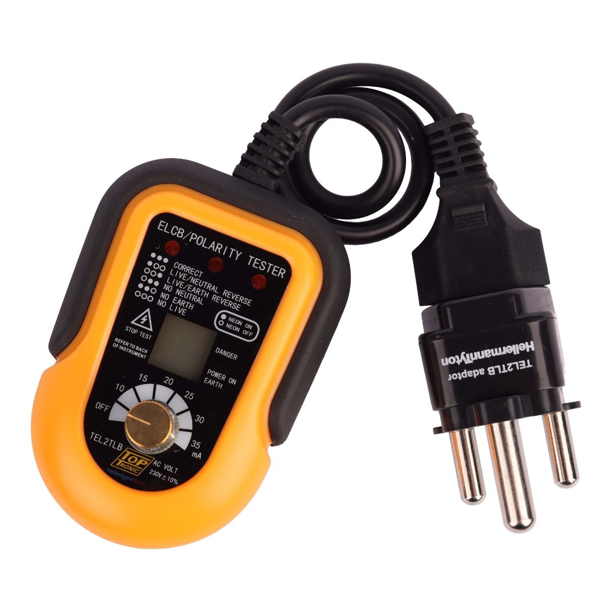 ELCB Socket Polarity Tester SANS1645-2 | 230V Tripping Current Tester