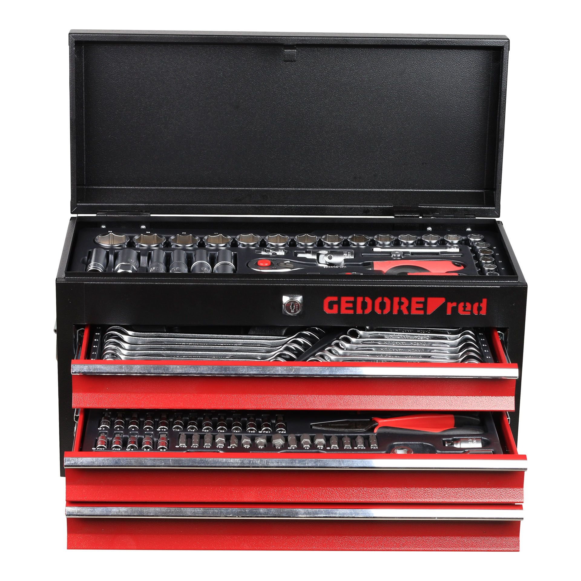 GEDORE 113 PCS Red Tool Box Kit (R2143 0113) | Adendorff